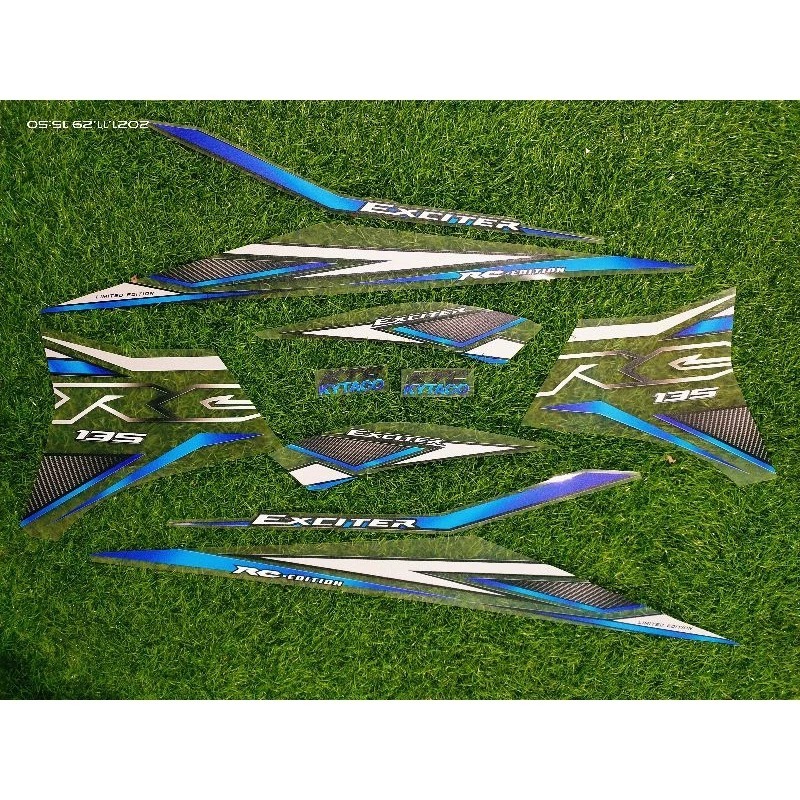 Jual Striping Transparan MX 135 Old MX 135 Karbu Lis Exciter RC Racing ...