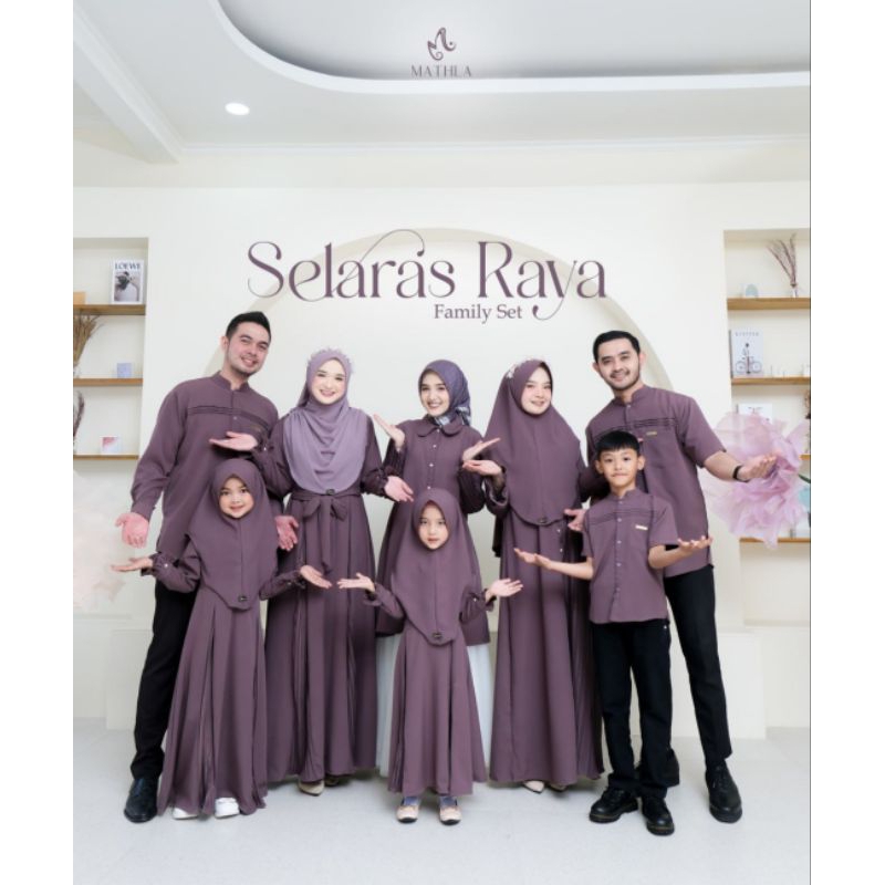 Jual Selaras raya family set by mathla | Shopee Indonesia
