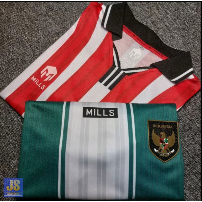Jual jersey training latihan timnas indonesia MILLS kualitas GO logo ...