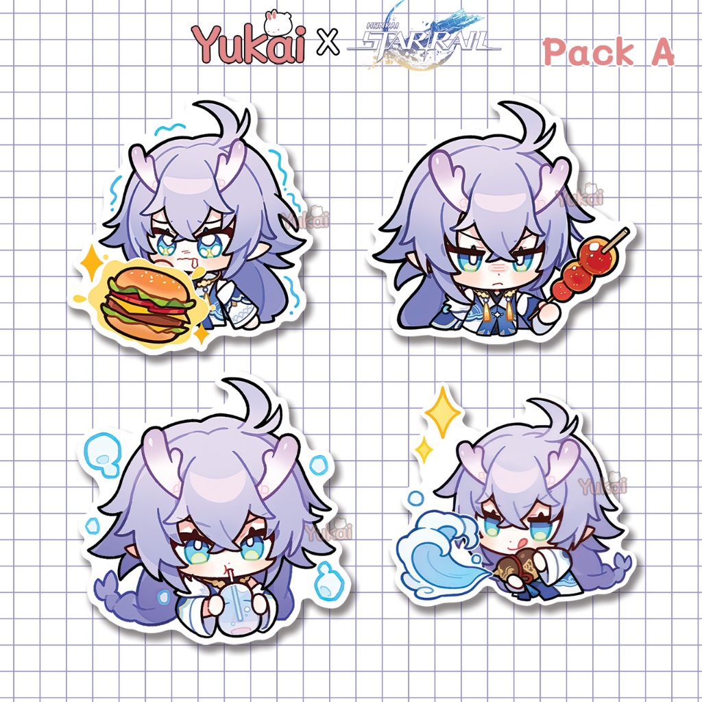 Jual Stiker Pack Bailu Honkai Star Rail (HSR) Premium, Sticker Anime ...