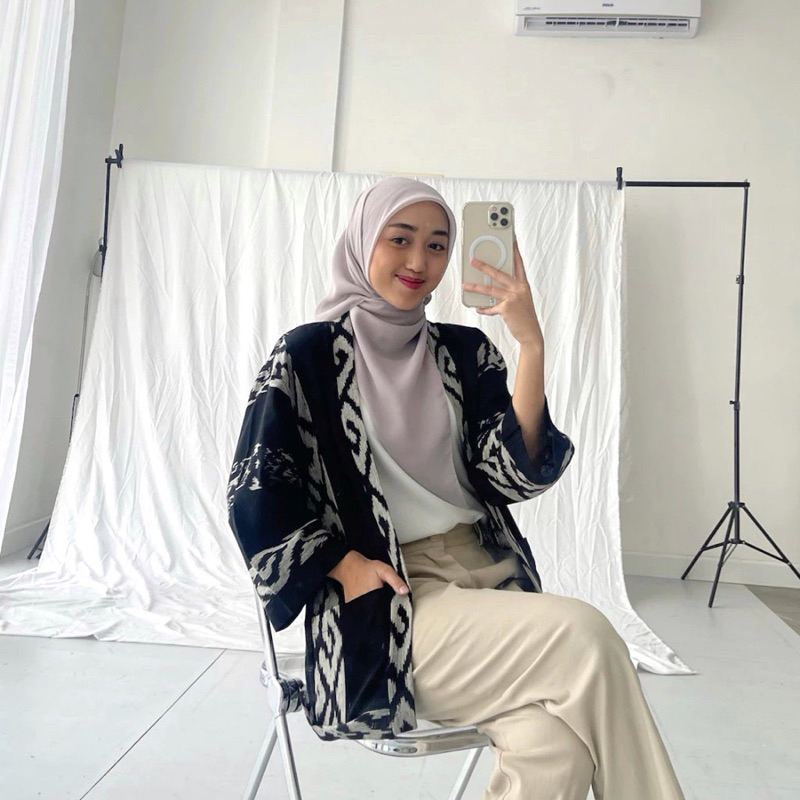 Jual Outer Tenun - Aurora Outer Kimono Unisex | Cardigan Tenun Etnik ...