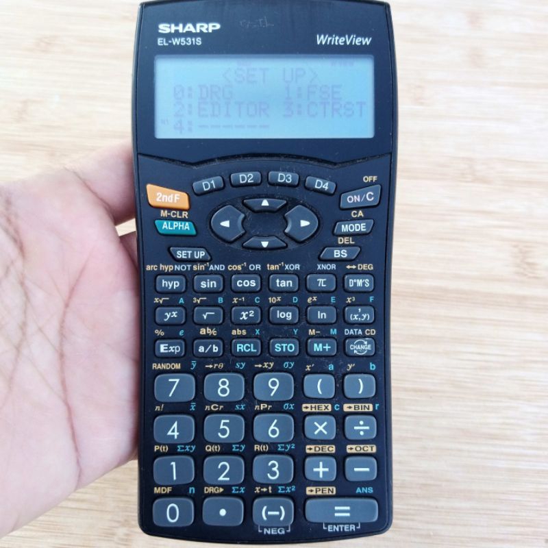 Jual Kalkulator / Calculator Scientific Sharp EL-W531S WriteView Bekas ...