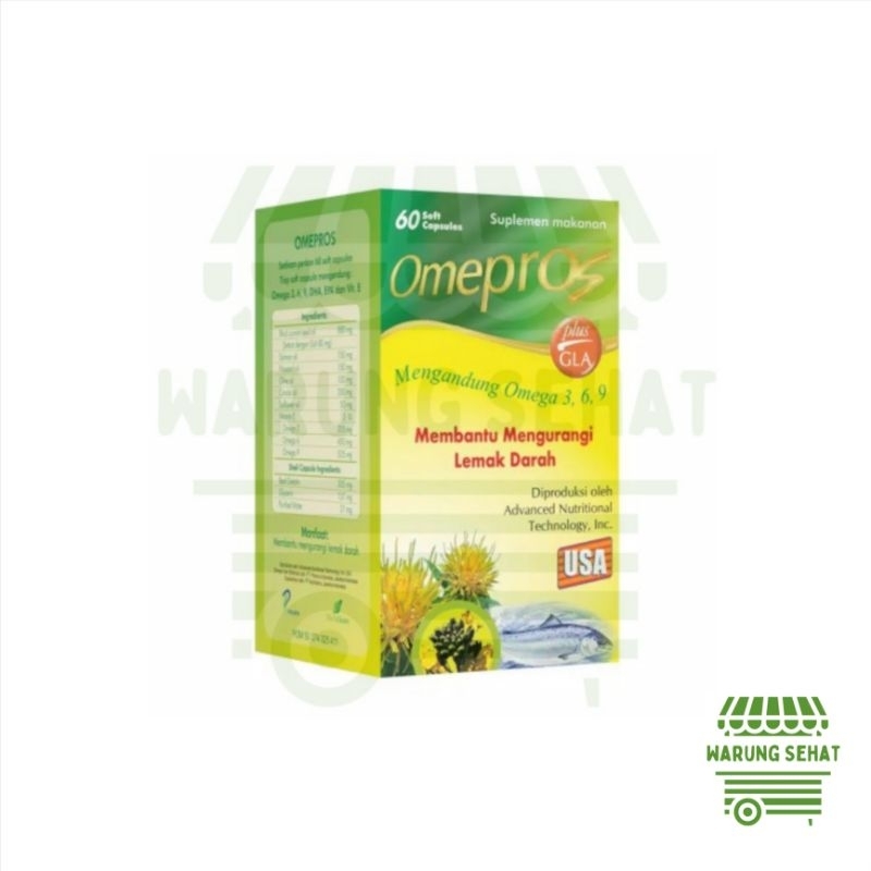 Jual OMEPROS Mengandung Omega 3,6,9 (30 kapsul) | Shopee Indonesia
