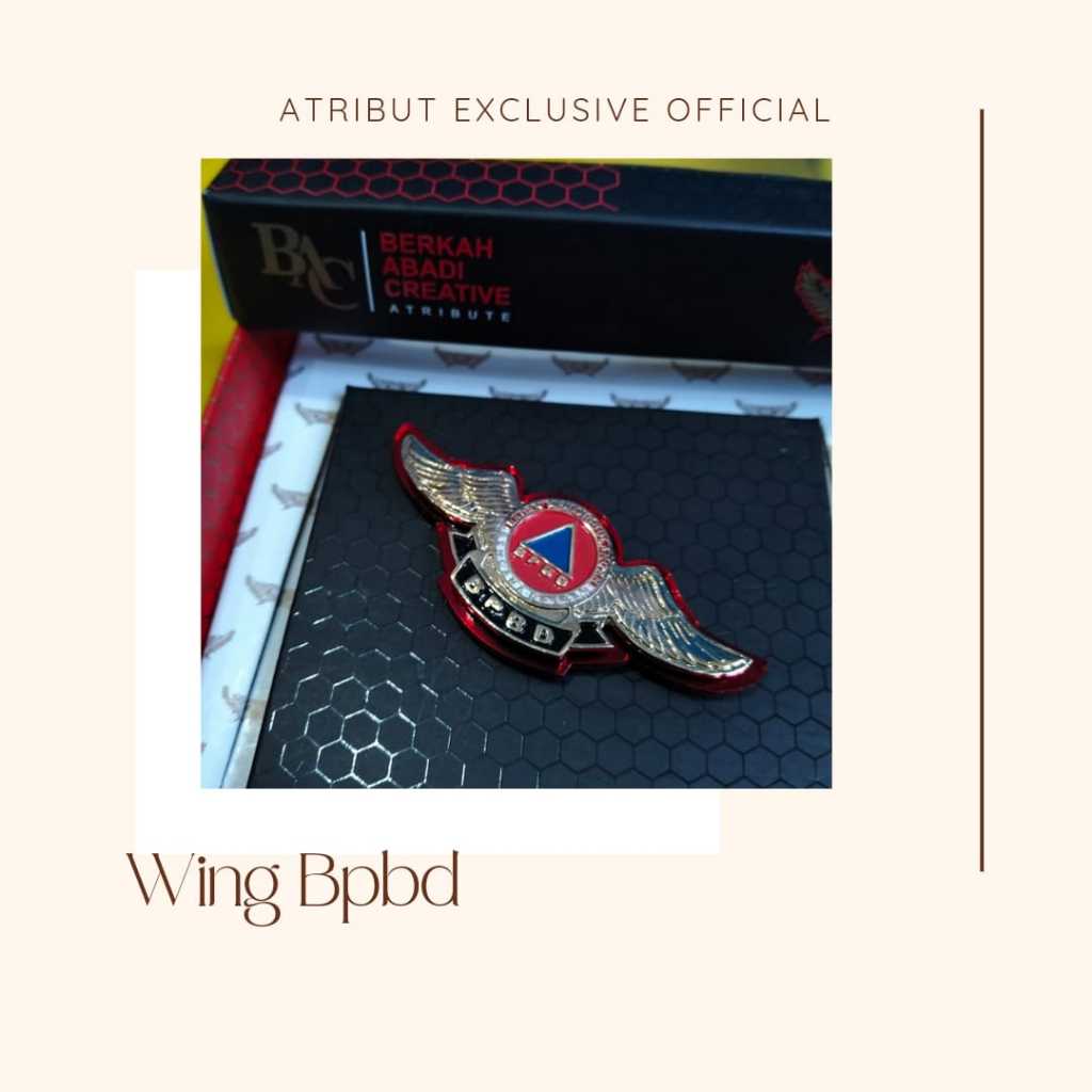 Jual PIN/WING BPBD AKRILIK EXCLUSIVE | Shopee Indonesia