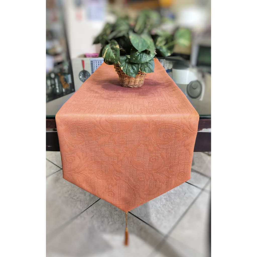 Jual Taplak meja makan 6 kursi / 8 kursi / table runner 6 -8 kursi ...