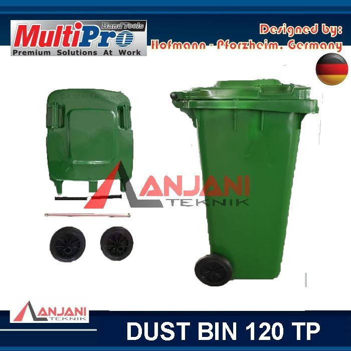 Jual MULTIPRO WB-120 TEMPAT TONG SAMPAH RODA 120 LITER DUST BIN 120LITER L | Shopee Indonesia