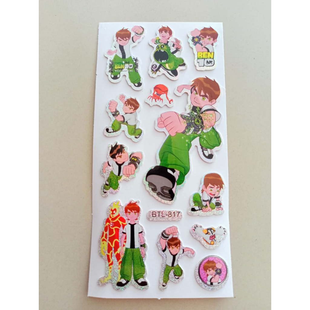 Jual Stiker Karakter / Stiker 3D Timbul / Stiker Mainan Anak / Sticker ...