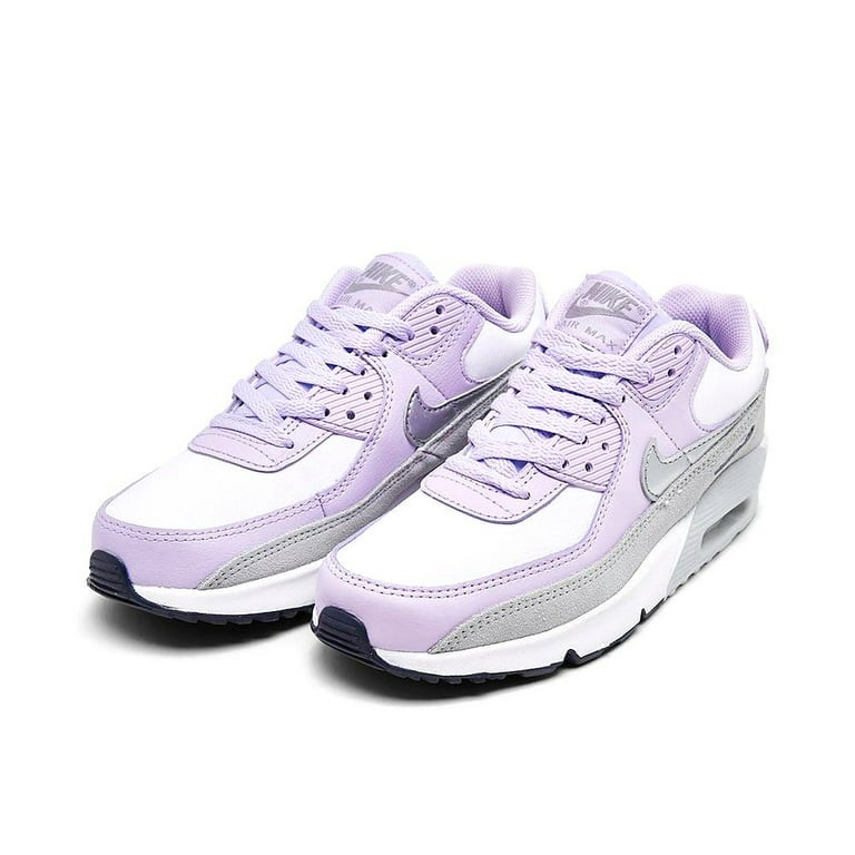 Jual SEPATU SNEAKERS NIKE AIR MAX 90 LTR GS WHITE SILVER (CD6864-123 ...