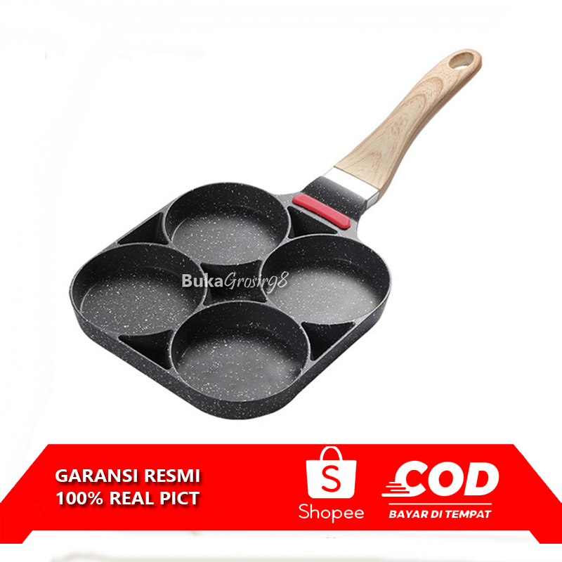 Jual Panci Penggorengan Telur 4 Lubang Anti Lengket Non Stick Fry Pan ...