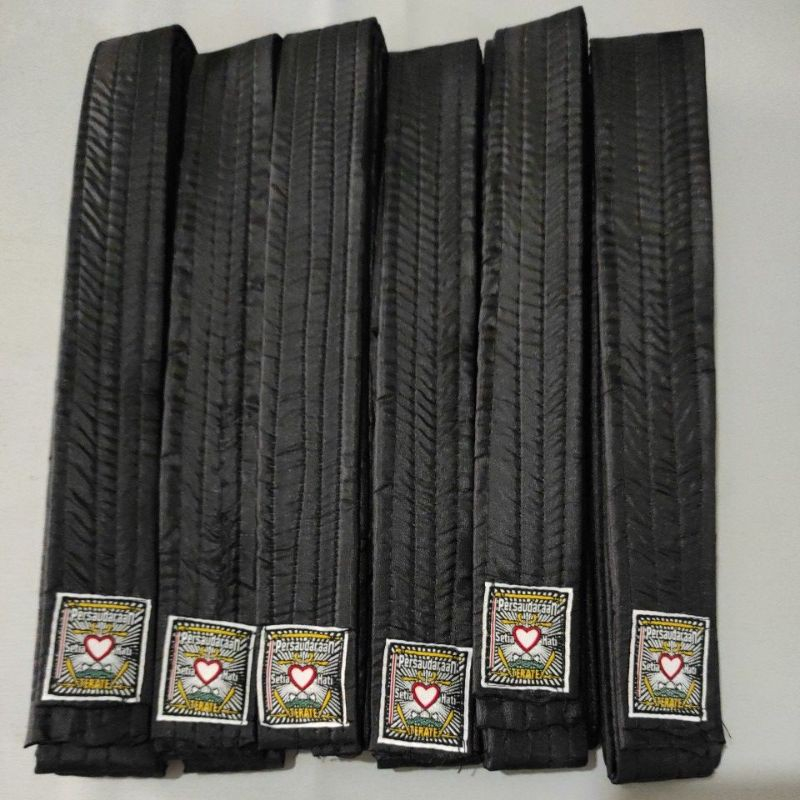 Jual Sabuk Tingkatan PSHT hitam sabuk siswa psht sabuk silat siswa psht ...