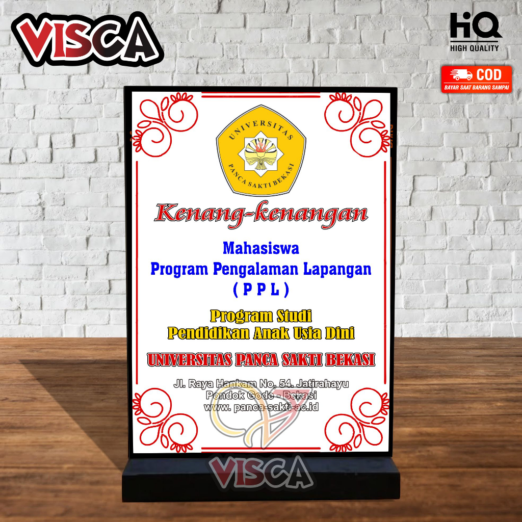 Jual Vandel Plakat Kayu Cinderamata pkalat kenangan plakat kayu kotak ...