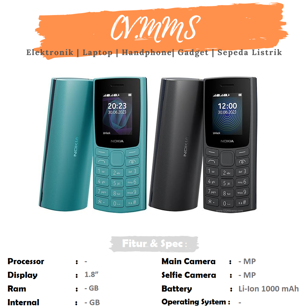 Jual Nokia 105 FOX 2024 / 105 LEDA 2023 Garansi Resmi WRAPPING SEGEL ...