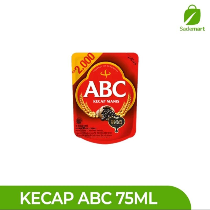 Jual KECAP ABC KEMASAN 75GR | Shopee Indonesia