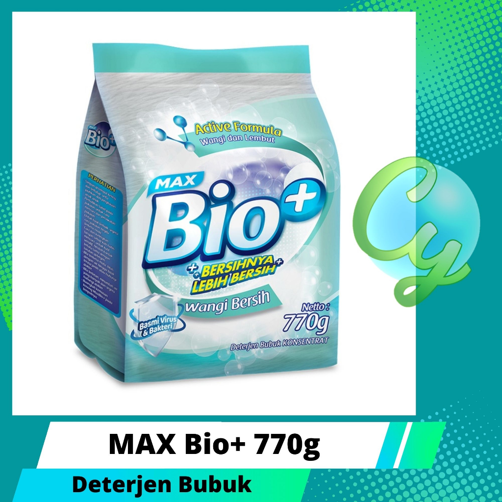 Jual Max Bio+ Deterjen Bubuk 770g | Shopee Indonesia