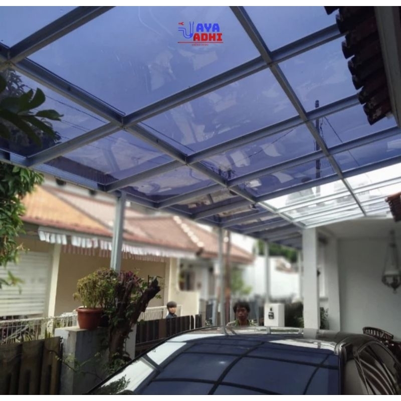Jual SolarTuff Flat 1,2mm - GREY RIBEN Per Meter/ Atap Policarbonate ...