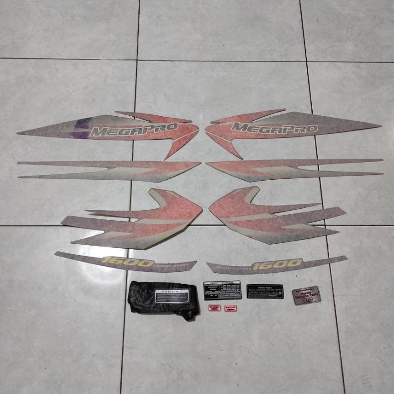 Jual stiker stripping striping decal graphic Honda Megapro Mega Pro GL ...