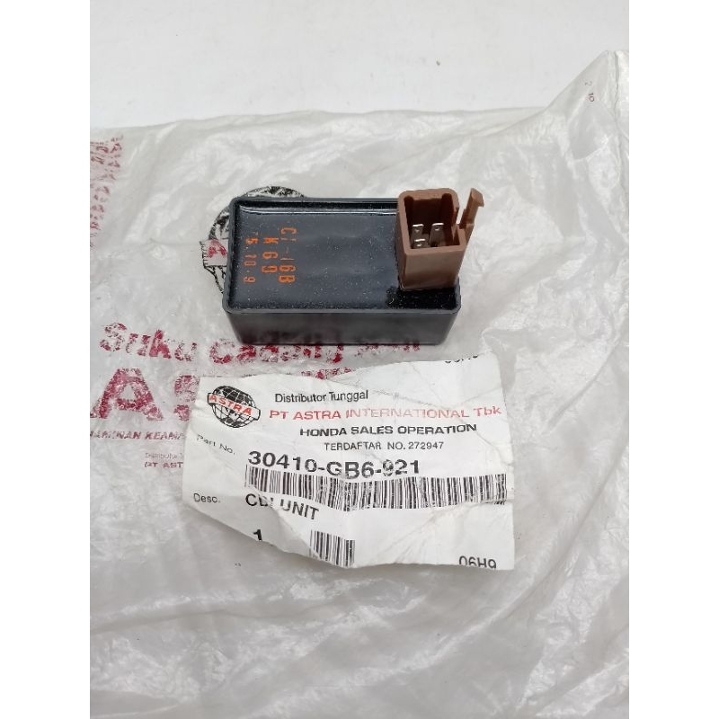 Jual 30410-GB6-921 CDI UNIT HONDA ASTREA 800 WIN PRIMA STAR ORIGINAL ...