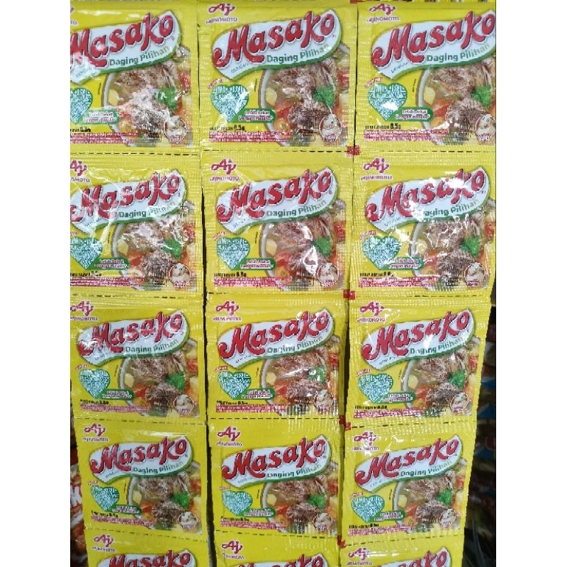 Jual MASAKO SAPI RENTENG | MASAKO SACHET 500 ISI 12 PCS | Shopee Indonesia