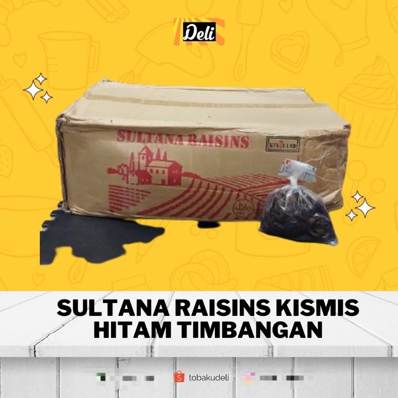 Jual Sultana Raisins Buah Kismis Repack Timbangan (100gr, 250gr, 500gr ...