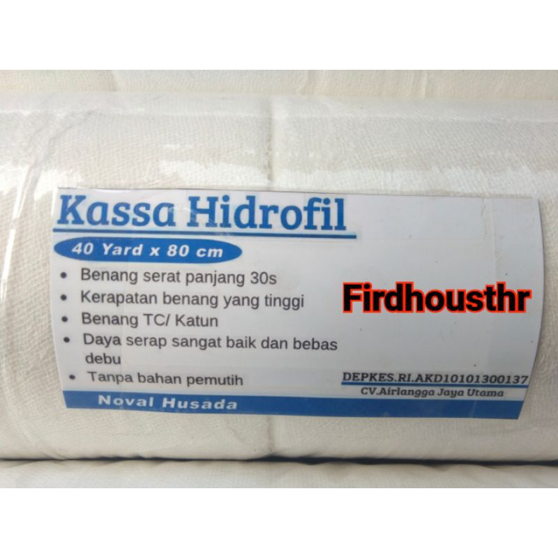 Jual Kassa roll kassa verban hidrofil potong gulungan Noval Husada ...