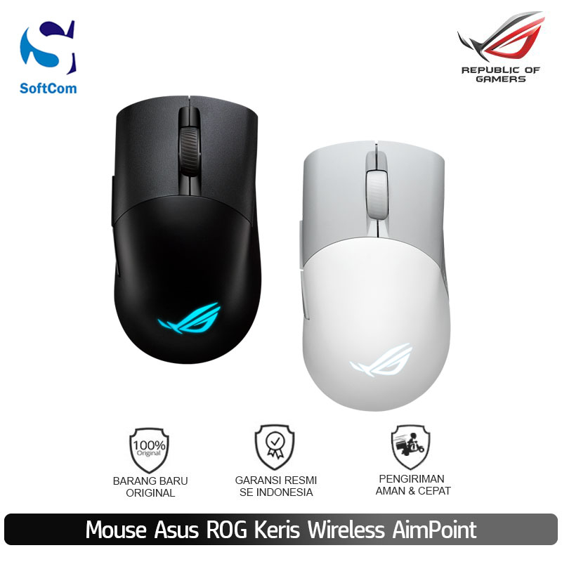 Jual Mouse Gaming Asus ROG Keris Wireless AimPoint | Shopee Indonesia