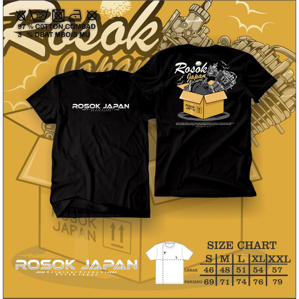Jual KAOS ROSOK JAPAN VOL 1// KAOS CB GL TIGER HEREK //KAOS TERBAIK ...
