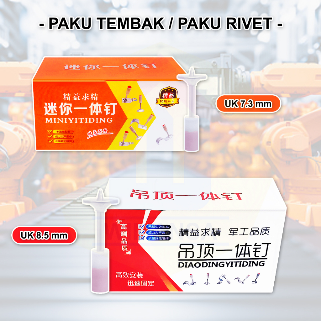 Jual WMS-PAKU TEMBAK RIVET 1 KOTAK - PAKU ALAT TEMBAK BETON | Shopee ...