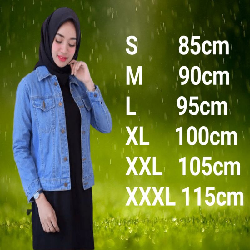 Jual JAKET JEANS WANITA CEWEK CEWEK DENIM WANITAJAKET JINS DENIM JAKET ...