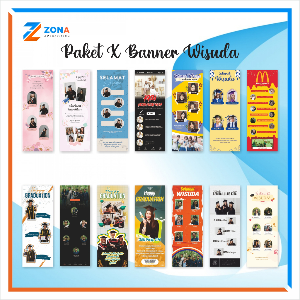 Jual PAKET X BANNER WISUDA | Shopee Indonesia