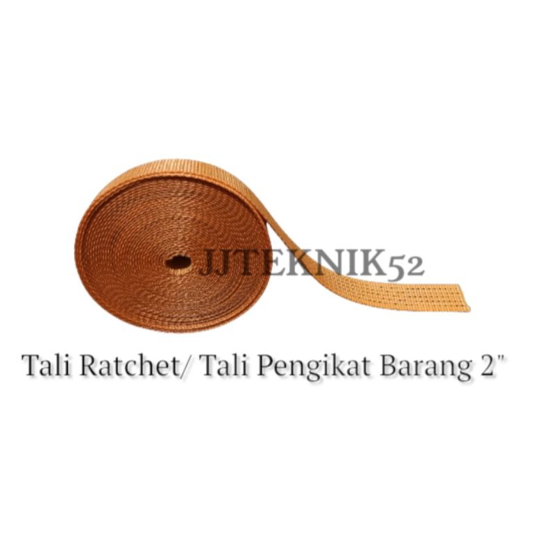 Jual TALI RATCHET TIE DOWN 2 inchi / TALI PENGIKAT BARANG 2" / TRACK ...