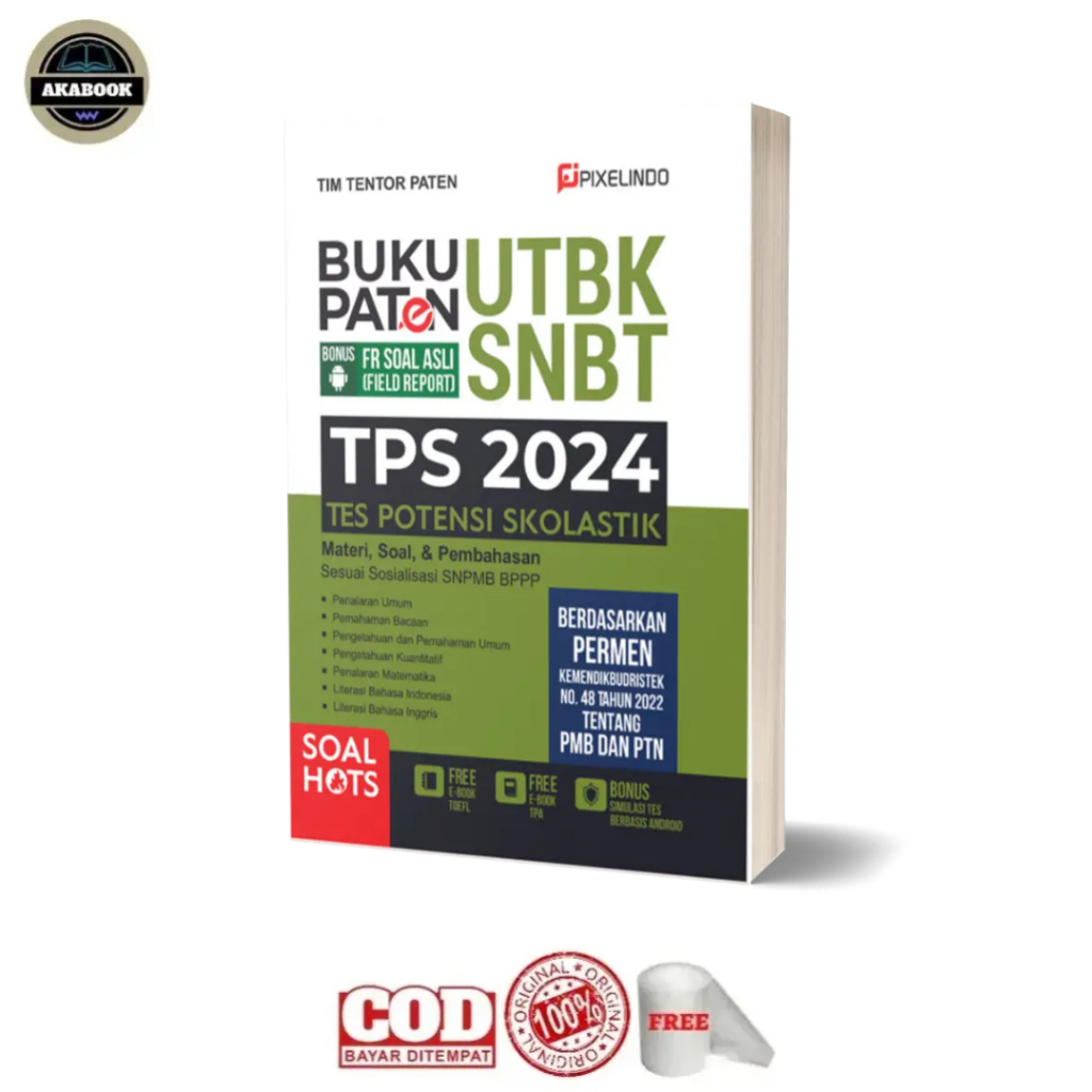 Jual Buku Paten UTBK SNBT TPS 2024 | Shopee Indonesia
