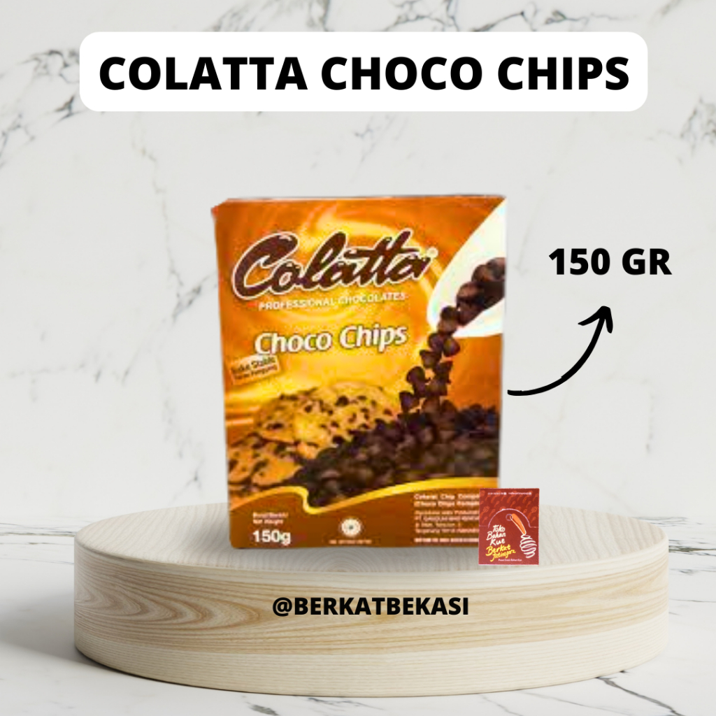 Jual COLATTA CHOCO CHIPS COKLAT COKELAT CHIP COMPOUND 150GR | Shopee ...