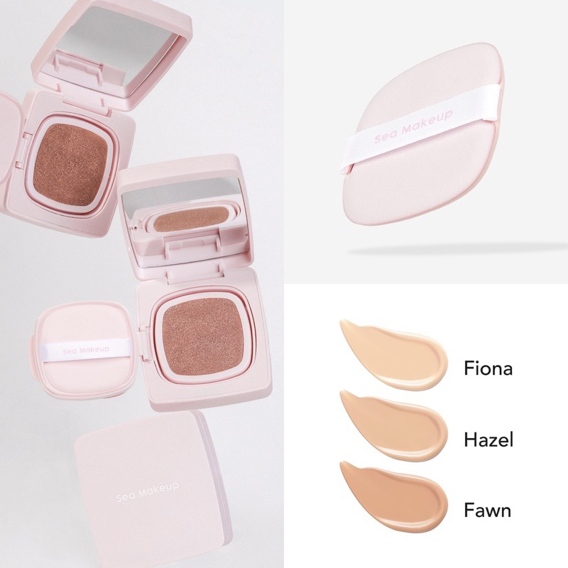 Jual Sea Makeup Fix and Flawless Acne Cover Cushion Full Coverage ...
