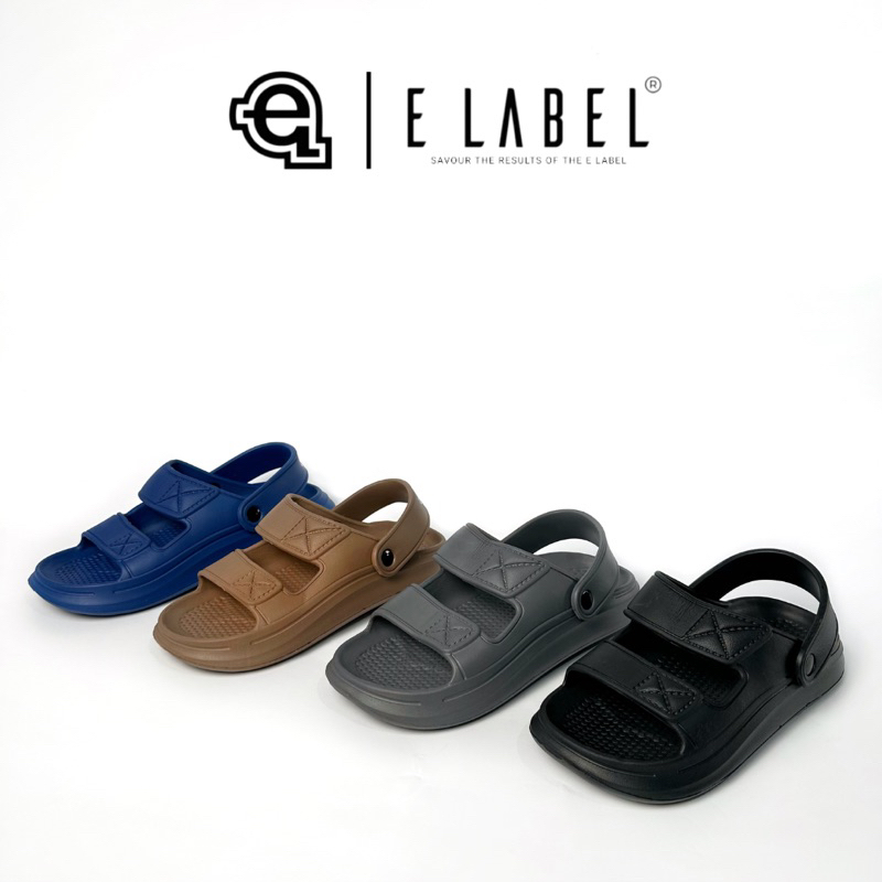 Jual E Label - Wood Sandal | Slip On Pria Tali Tiga Sandal Sepatu Pria ...