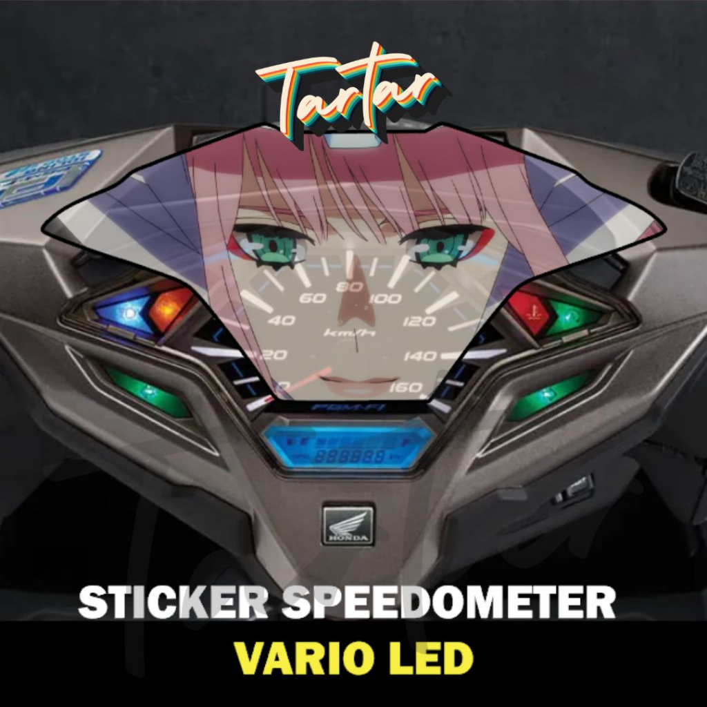 Jual Sticker Stiker Spido / Speedometer Transparant Anime Honda Vario ...