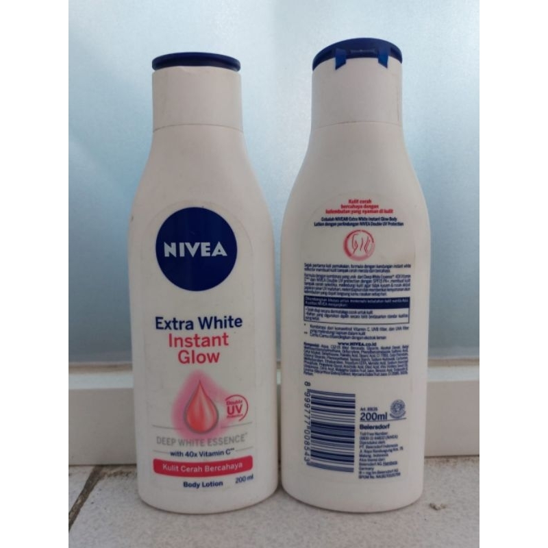 Jual Nivea Extra White Instant Glow 200ml Shopee Indonesia