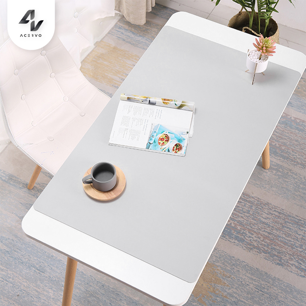 Jual Leather Desk Mat Pastel Keyboard Mouse Pad Two Tone Huge Size Alas ...