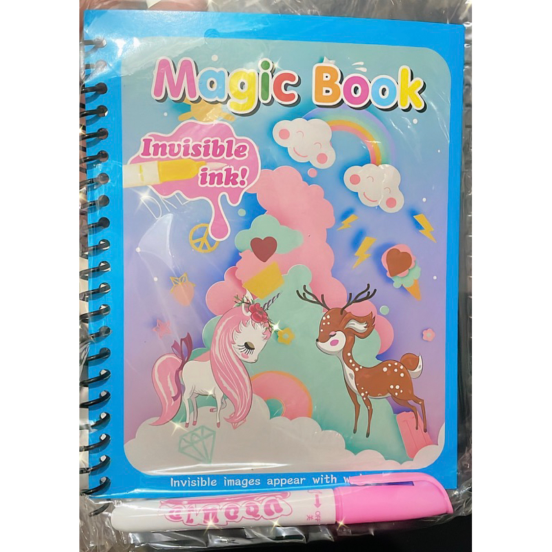 Jual Magic Water Coloring Book Invisible Ink Buku Gambar Mewarnai Anak ...