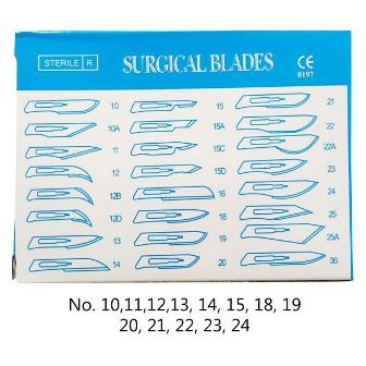 Jual Blade Pisau Bedah Surgical Blade nomor 12 15 Dental Blade | Shopee ...