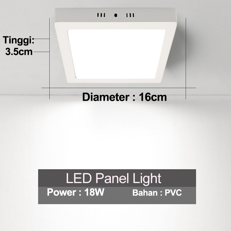 Jual Golden LED Lampu Downlight LED 3Warna Panel Light Inbow Lampu ...
