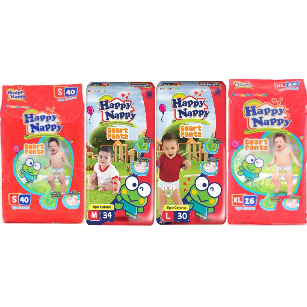 Jual Happy Nappy Diapers Pants Popok Pampers Celana Anak Bayi Sekali ...