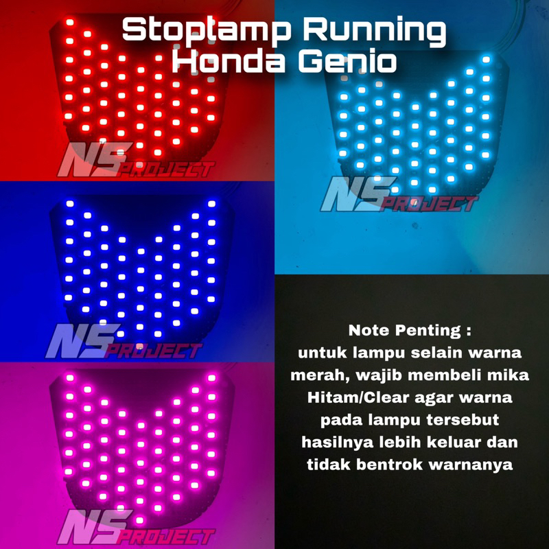 Jual Stoplamp running honda genio 2019 2020 2021 2022 2023 8 Mode ...