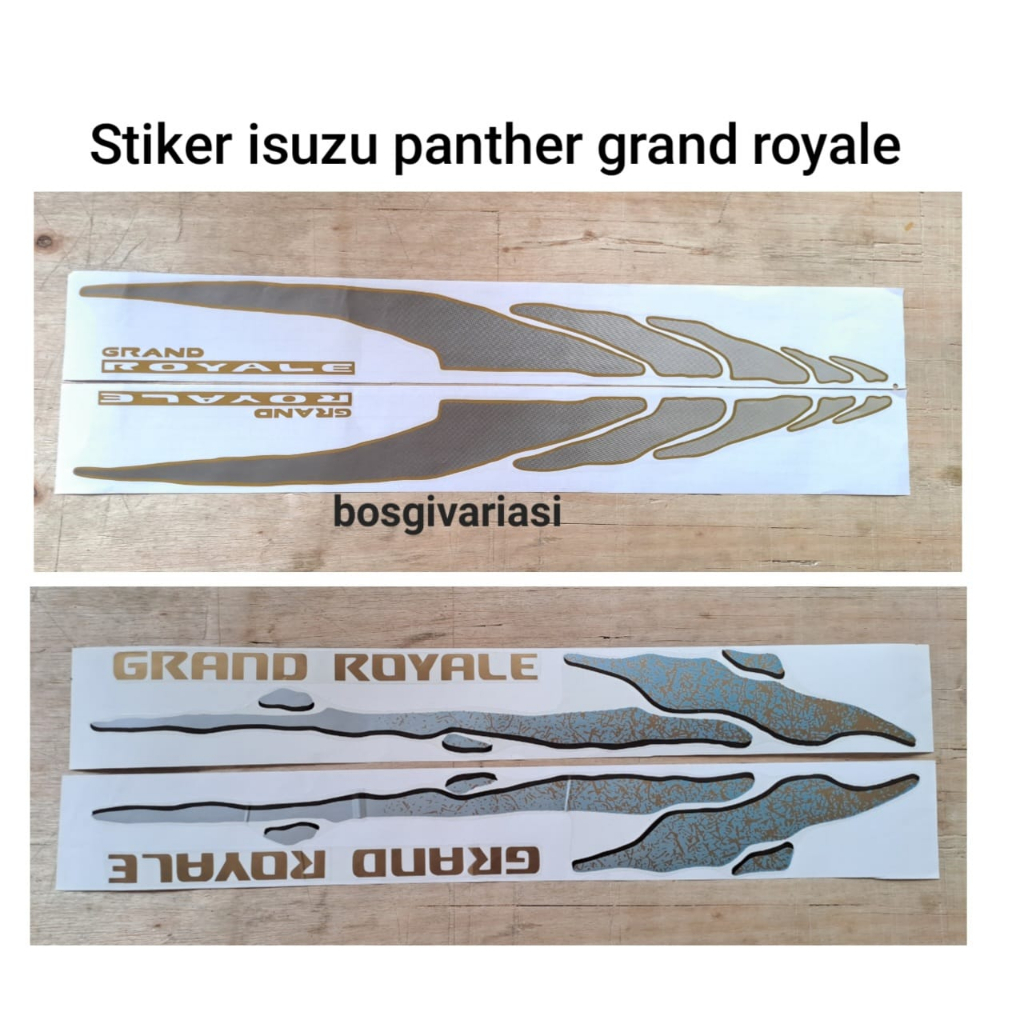 Jual Stiker Panther Grand royale Royal / Stiker isuzu Panther royale ...