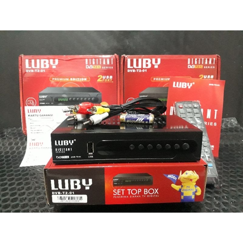 Jual Set Top Box Luby DVB-T2-01 STB Luby Set Box Luby DVBT2 01 TV Receiver STB | Shopee Indonesia
