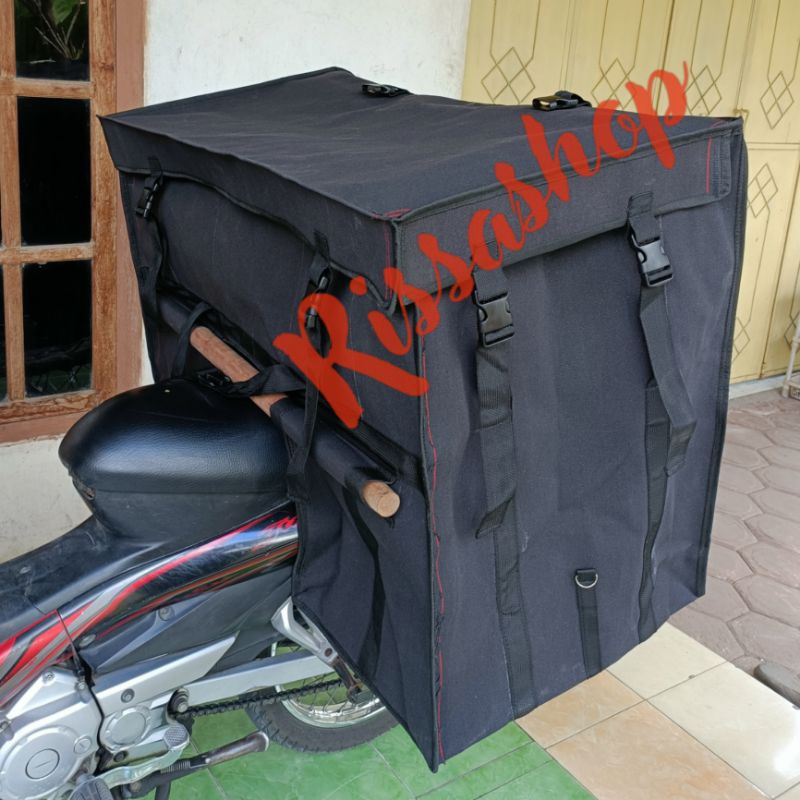 Jual Tas Obrok Motor Kanvas Tingkat Super Jumbo Tebal | Shopee Indonesia
