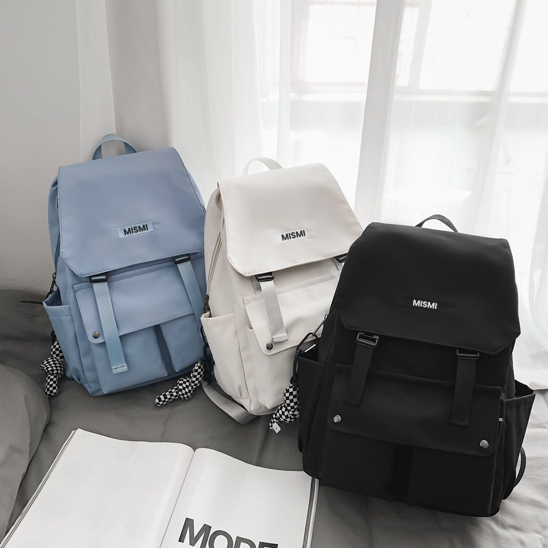 Jual Mismi Jaiden Bag Tas Ransel Wanita Pria Simple Korean Stylish ...