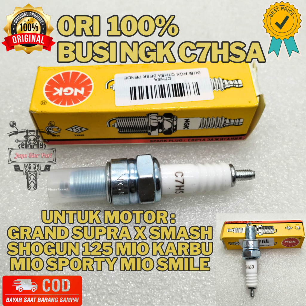 Jual ORI BUSI NGK C7HSA 100% ASLI ORIGINAL KUALITAS ASLI ORIGINAL NGK ...