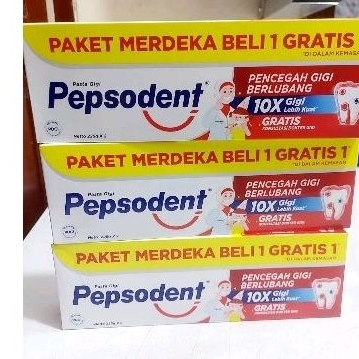 Jual Pepsodent Besar Buy 1 Get 1 225grx2 Paket Merdeka | Shopee Indonesia