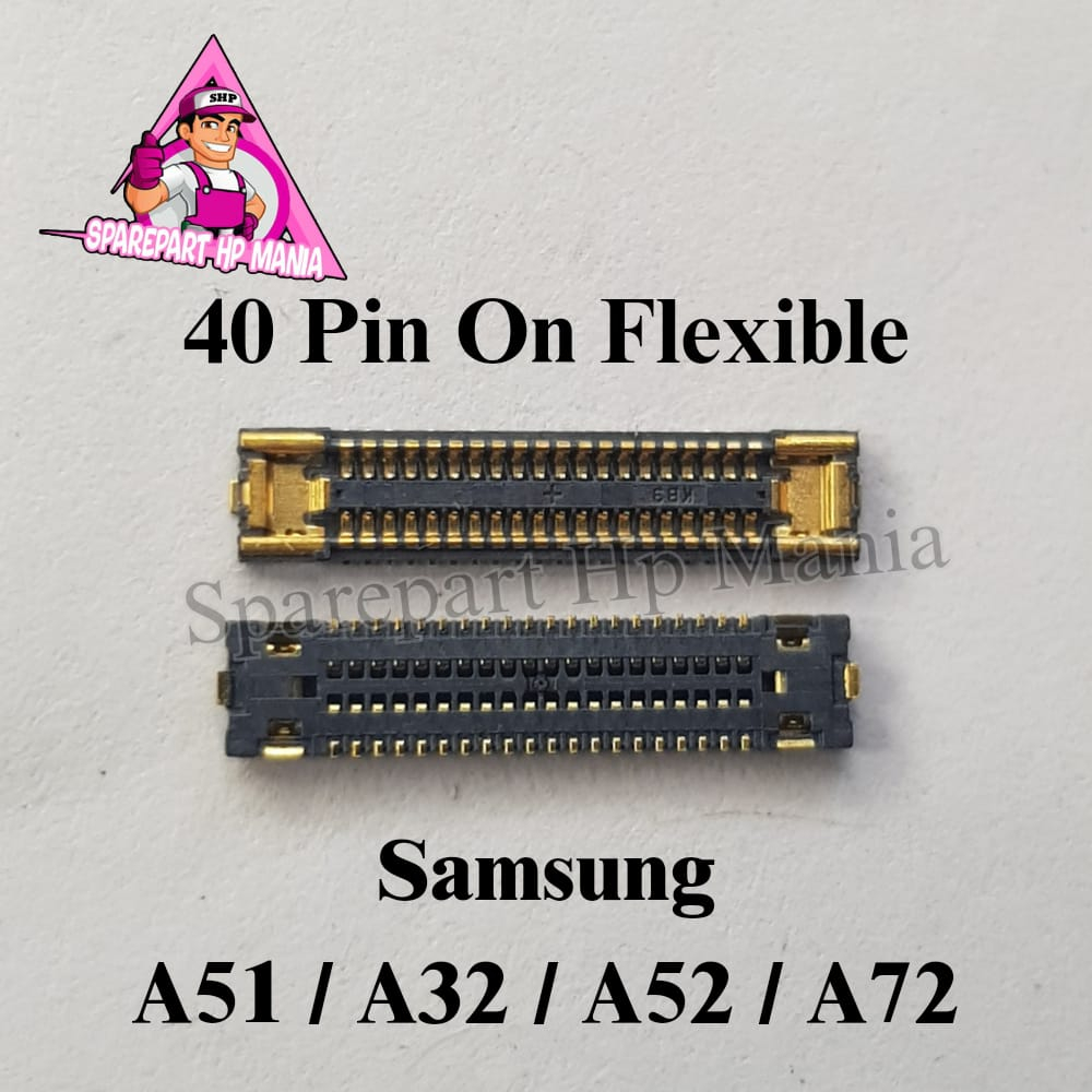 Jual KONEKTOR LCD SAMSUNG A51 A32 A52 A72 SOCKET CONNECTOR ON FLEXIBLE ...
