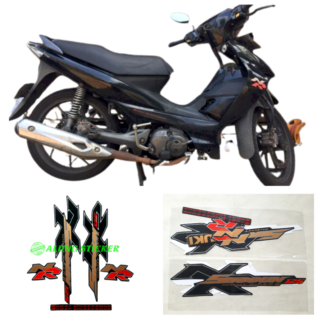 Jual STIKER STRIPING LIS LES BODY MOTOR SUZUKI SHOGUN NR 2 125 TAHUN ...